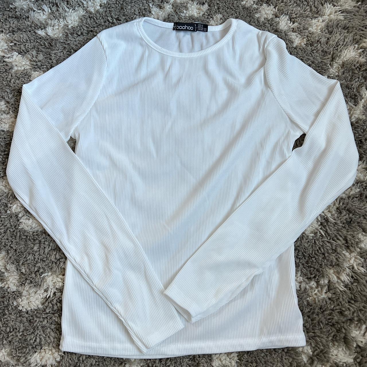 Boohoo Women's White Shirt | Depop