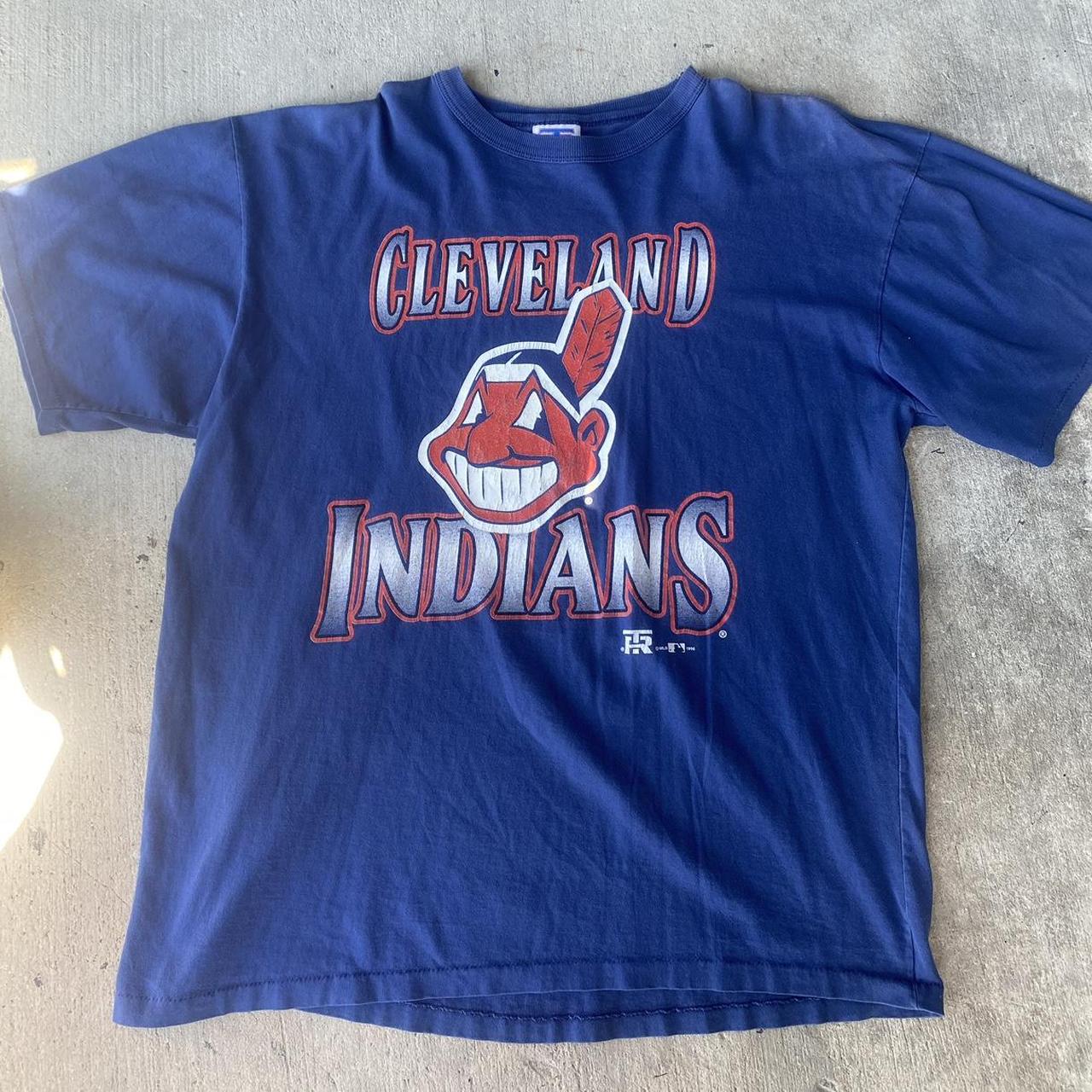 Vintage MLB Cleveland Indians tshirt #indians... - Depop