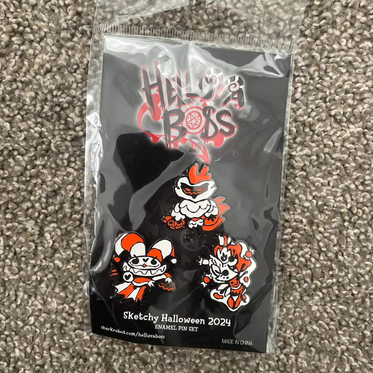 Hazbin hotel hellova boss pins 2024 - Depop