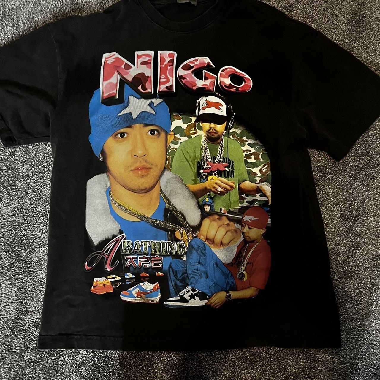 Nigo Graphic Tee #baggy #nigo #graphic #vintage... - Depop