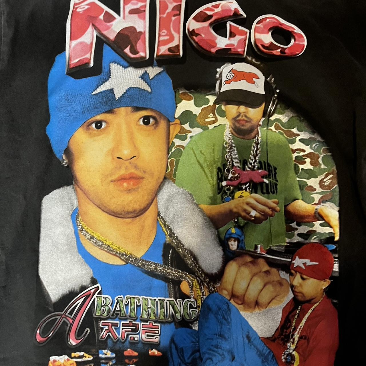 Nigo Graphic Tee #baggy #nigo #graphic #vintage... - Depop