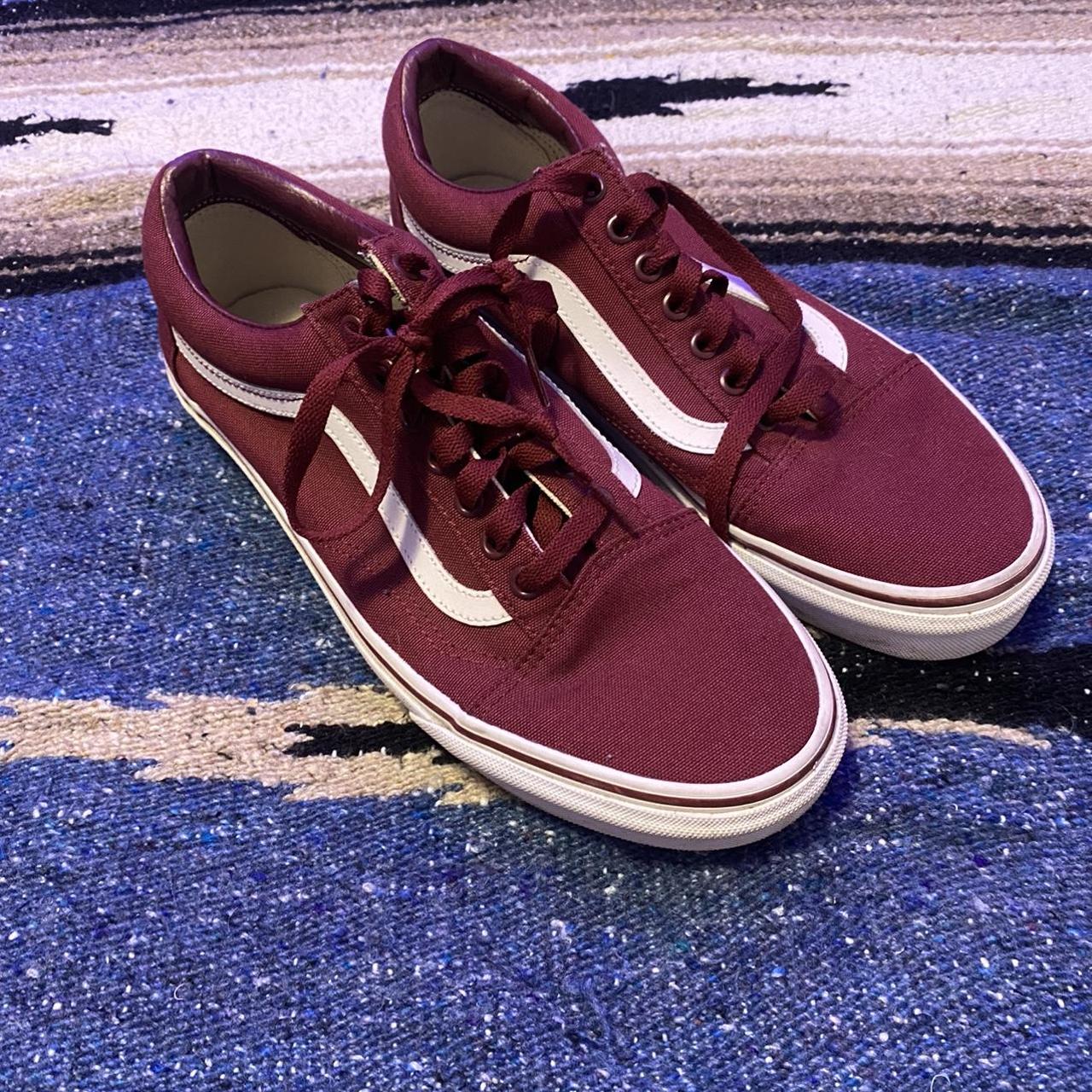 Classic low top red vans size 9.5 men’s 11 women’s... - Depop