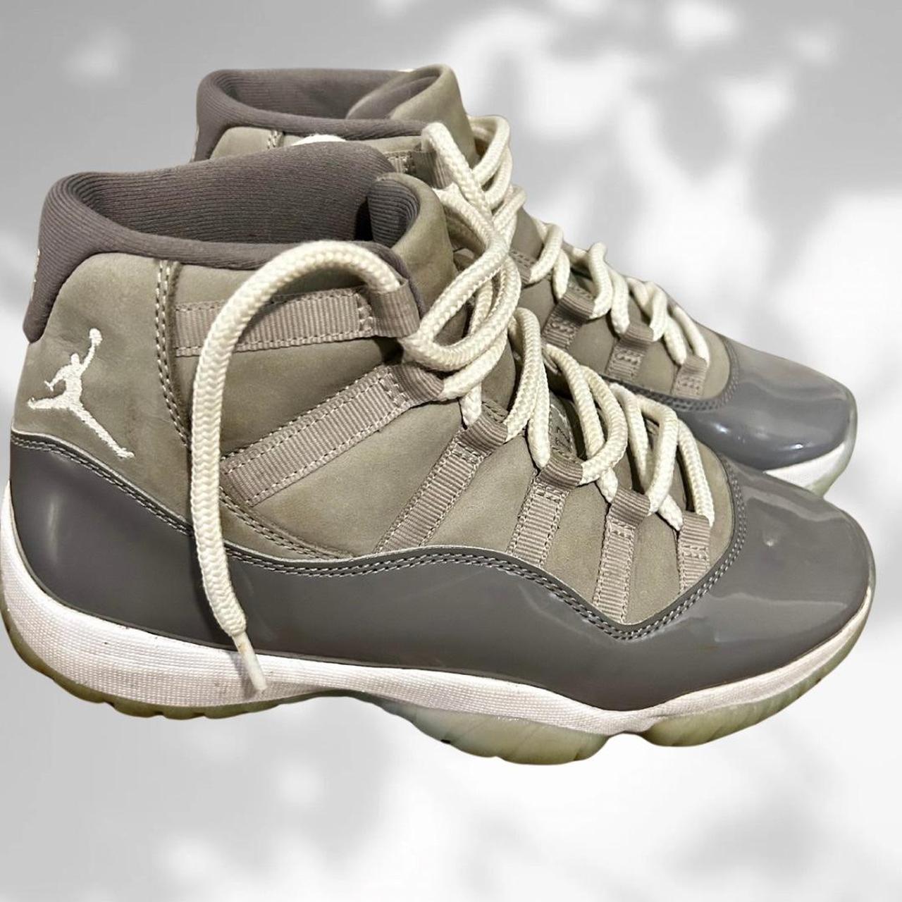 Grey Jordan 11s Never worn bought pre used but too... - Depop