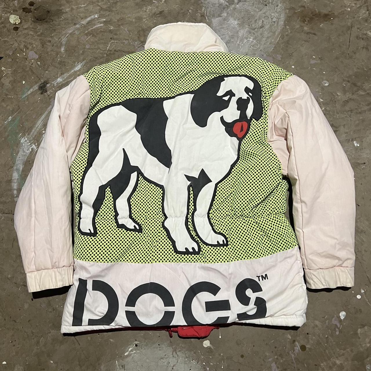 Vintage Big Dogs 90s Reversible puffer coat Size-... - Depop
