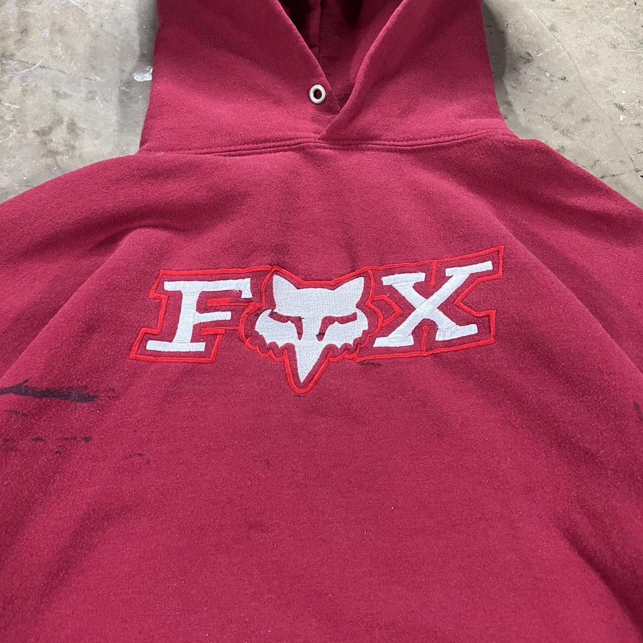 Vintage Y2K Fox Racing Paint Splattered Motocross... | Depop