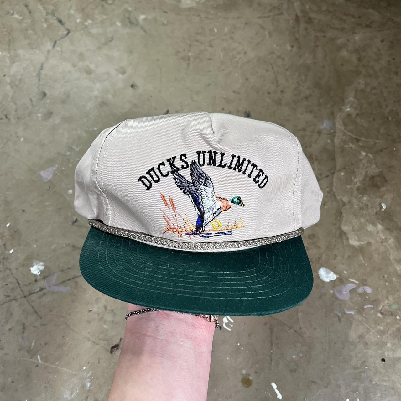 Vintage 90s Ducks Unlimited Nature Snapback... - Depop