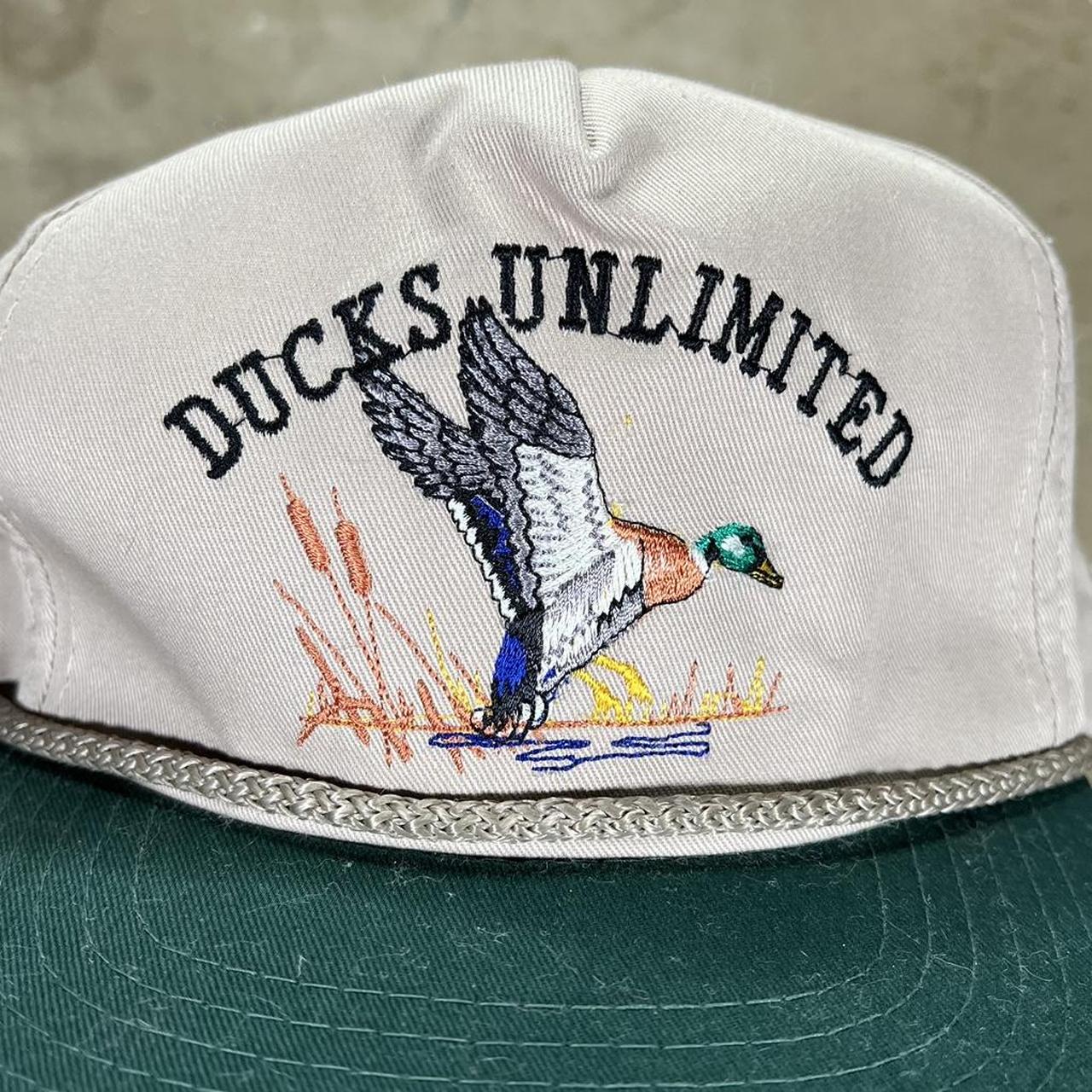 Vintage 90s Ducks Unlimited Nature Snapback... - Depop