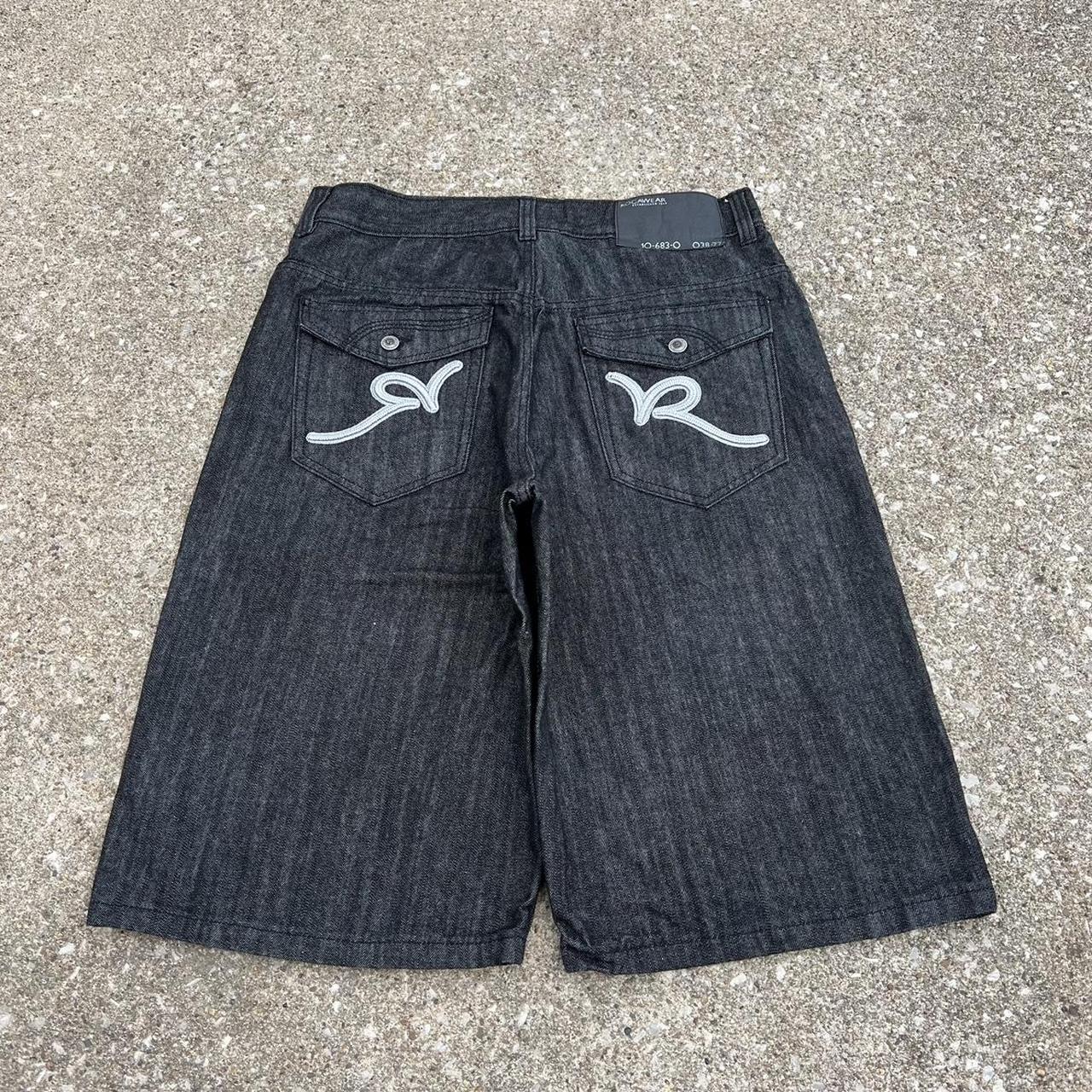 Vintage 2000s Rocawear Baggy Skater Shorts Waist... - Depop