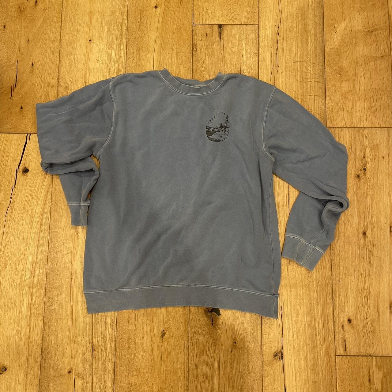 Blue prooflab sweatshirt. No flaws barely worn.... - Depop