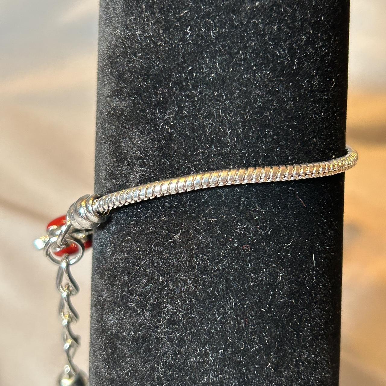 University of Oklahoma Pandora Style Charm Bracelet... - Depop