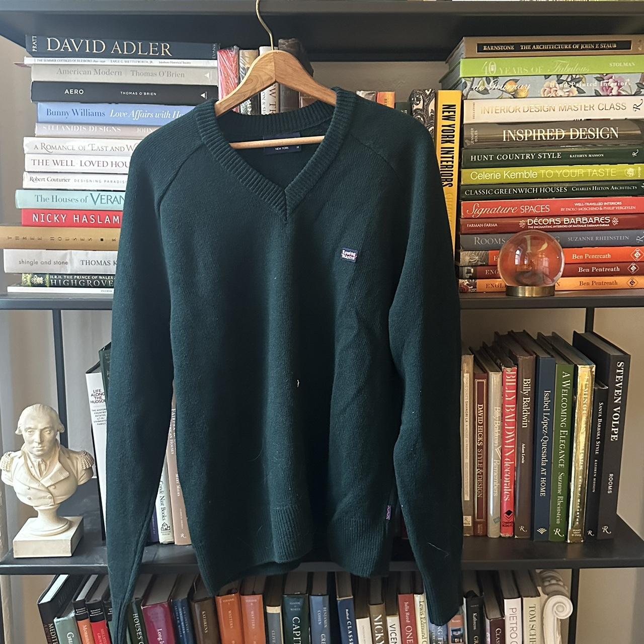 Rowing Blazers Men's Green Jumper | Depop