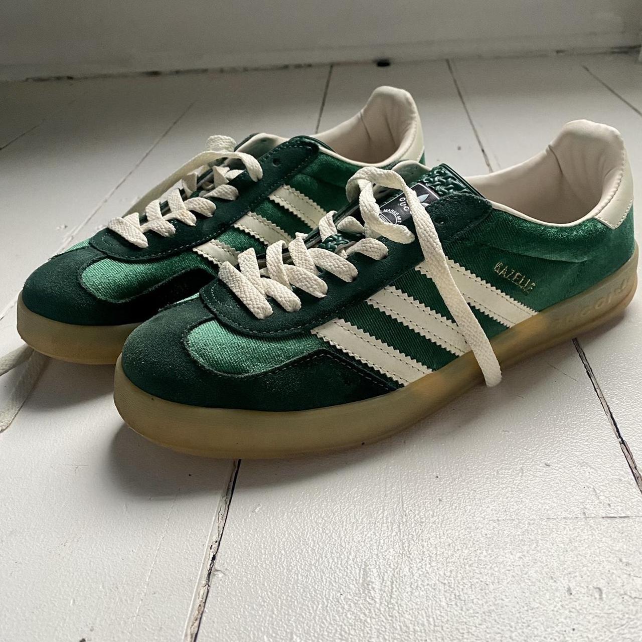 Adidas Men's Green Trainers | Depop