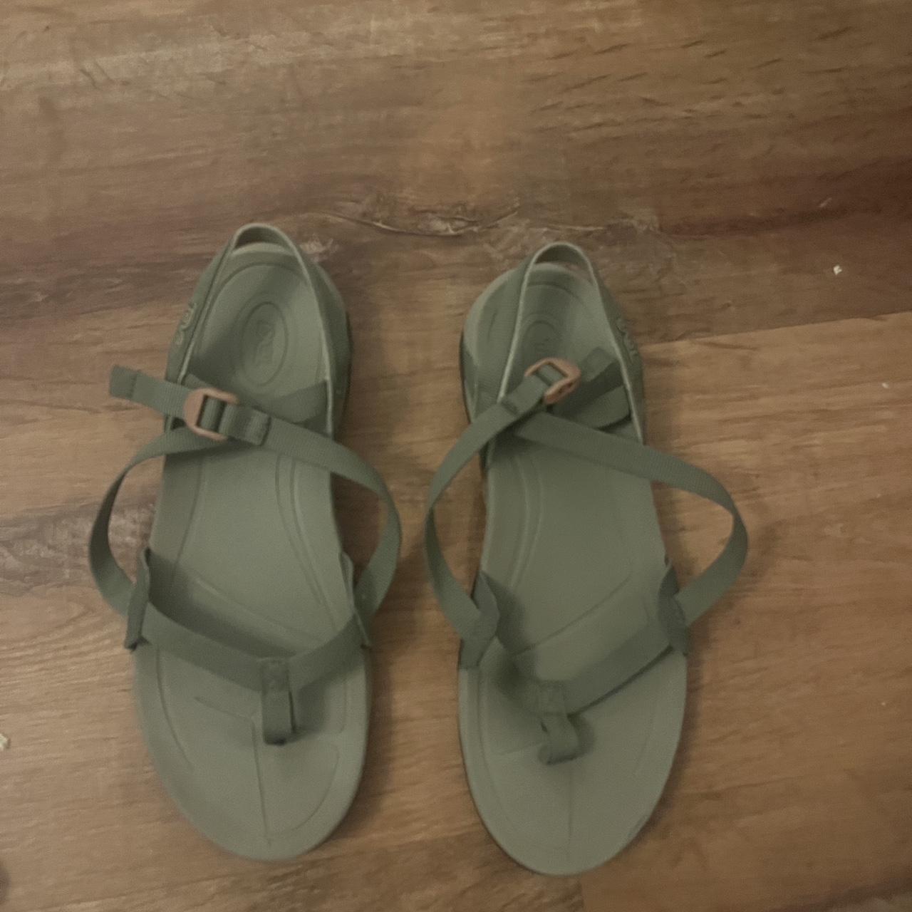 Teva burnt olive ascona cross strap hiking sandal... | Depop