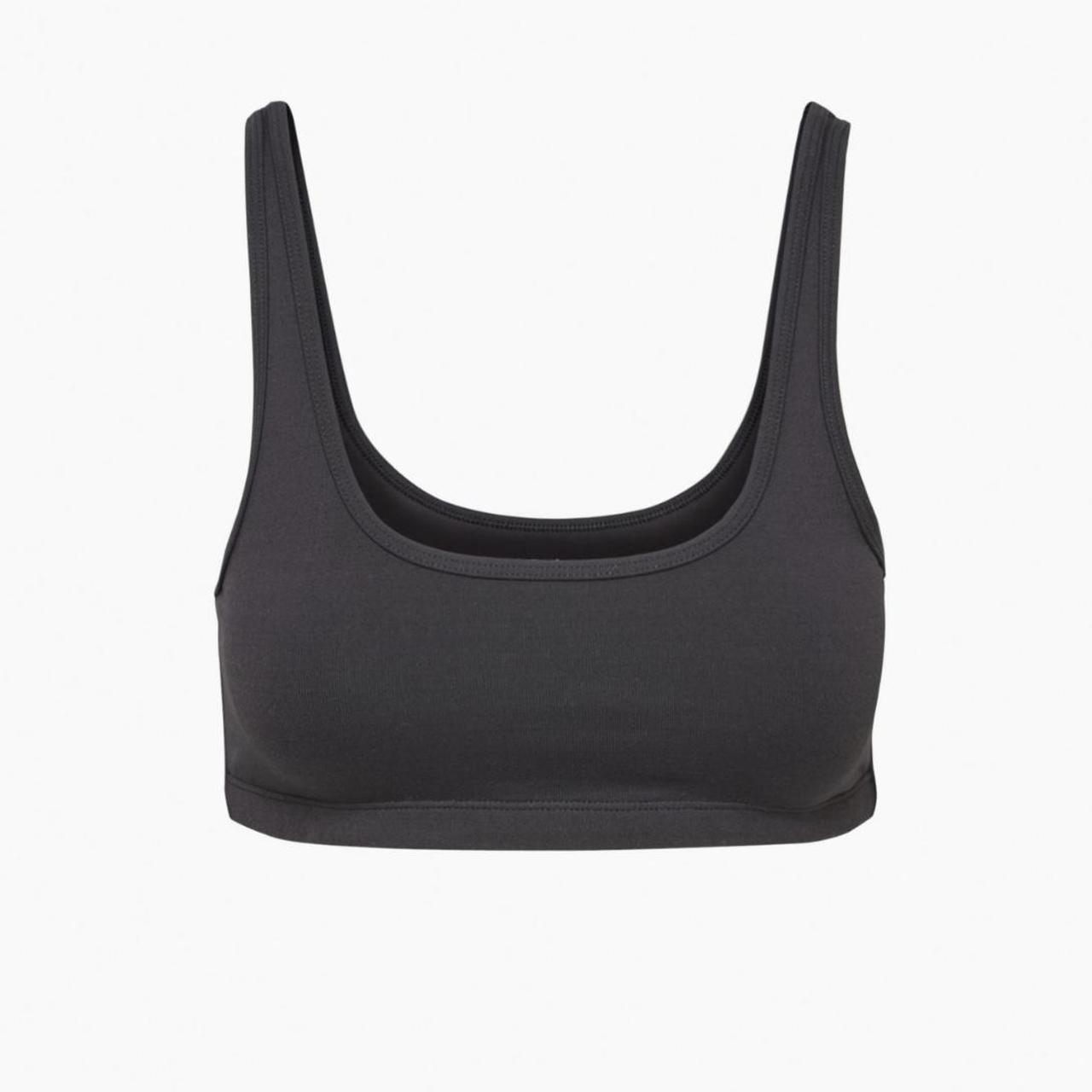 aritzia tnalife mini bra top in black - brand new... - Depop
