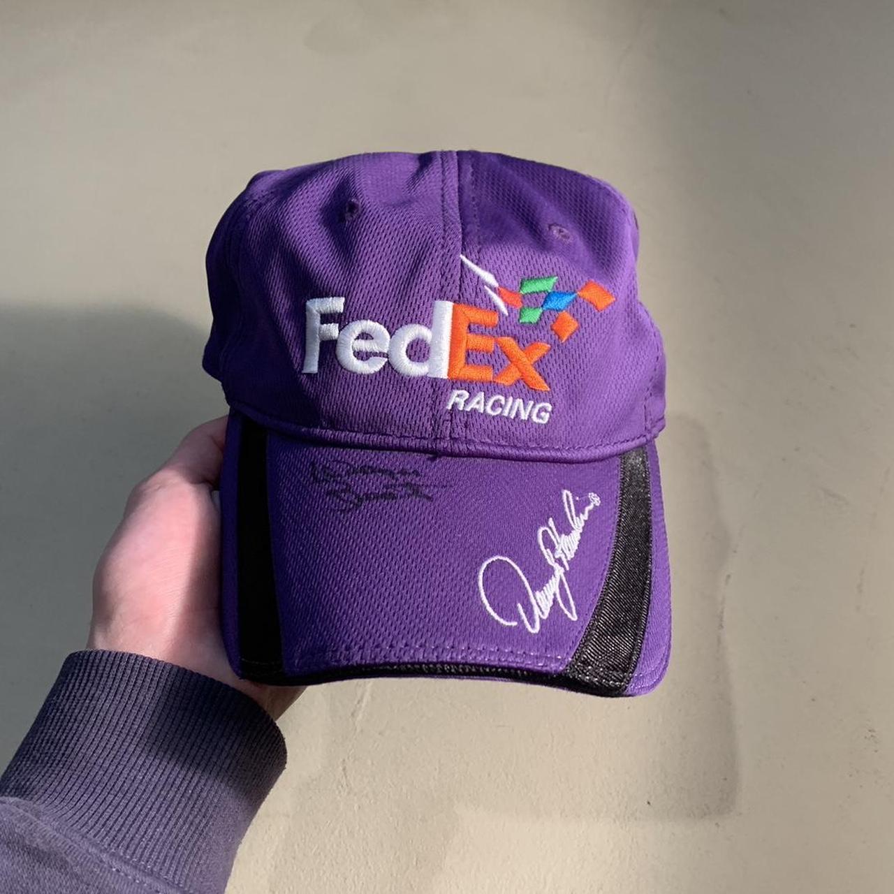 Signed FedEx Nascar Racing Hat Size - OS Other-... - Depop