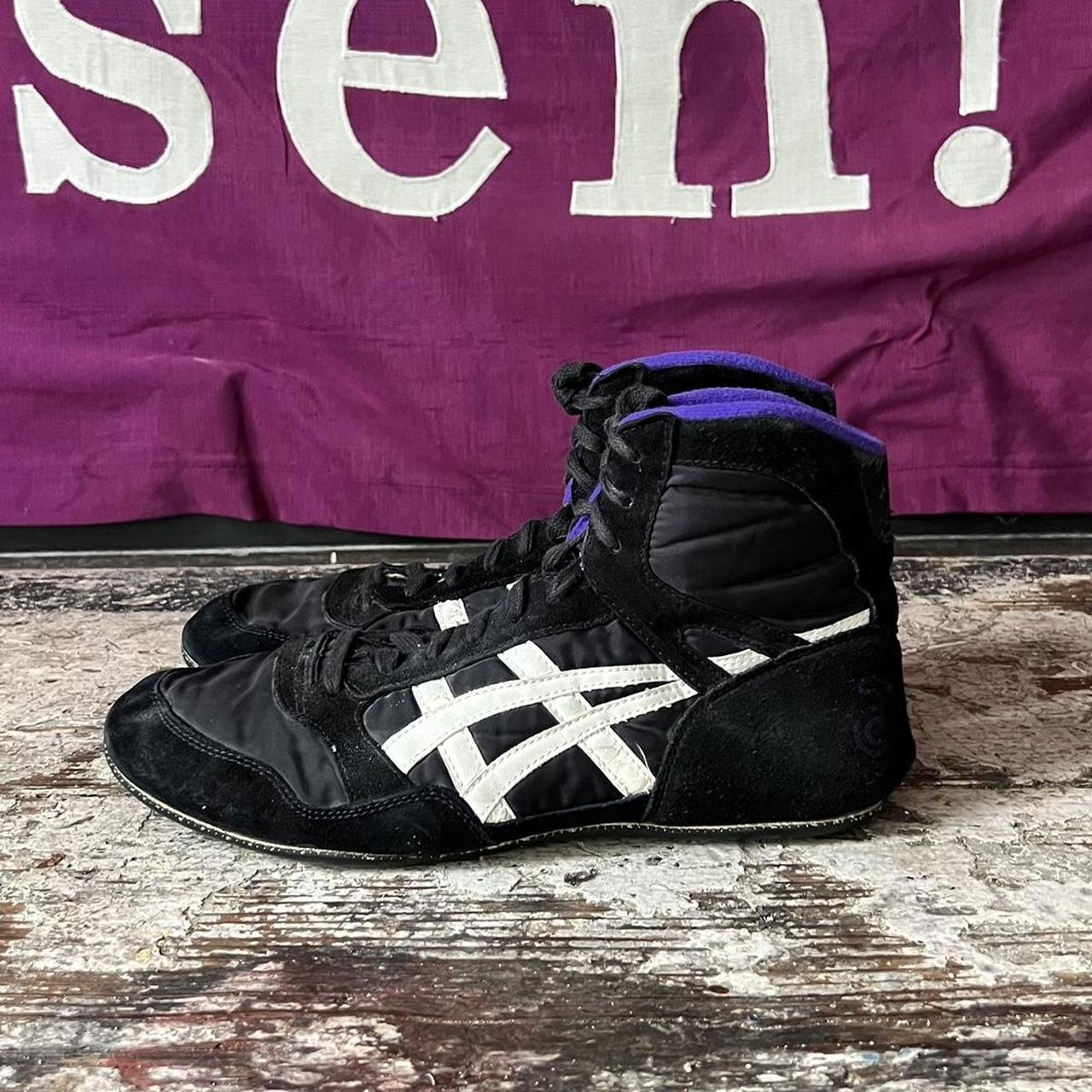 Vintage 90s Asics Mens Wresting Sneakers. Mens... - Depop