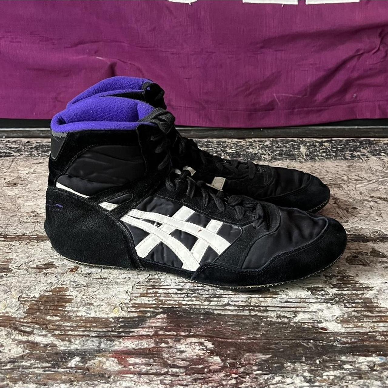 Vintage 90s Asics Mens Wresting Sneakers. Mens... - Depop