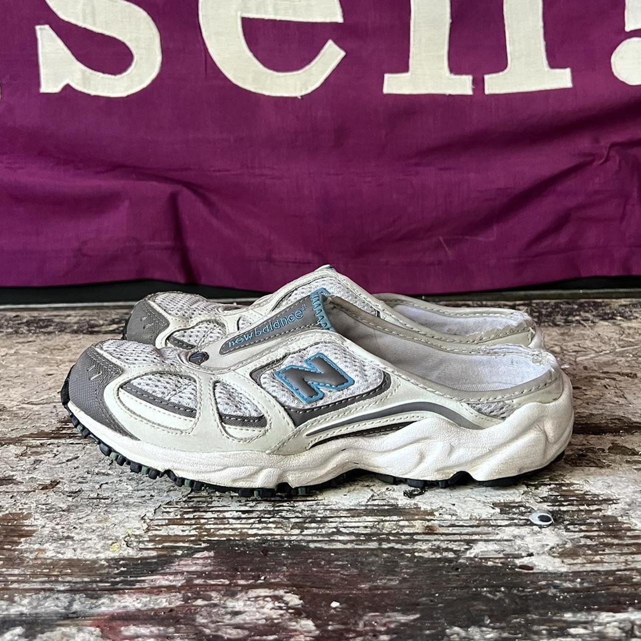 Womens New Balance 801 slip on clogs/sneakers. Tonal... - Depop