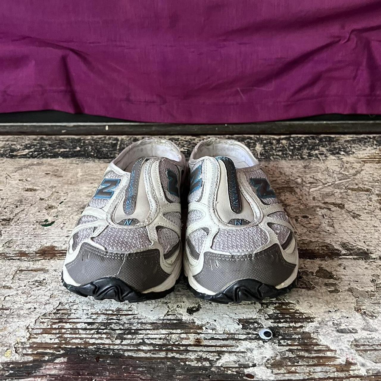 Womens New Balance 801 slip on clogs/sneakers. Tonal... - Depop