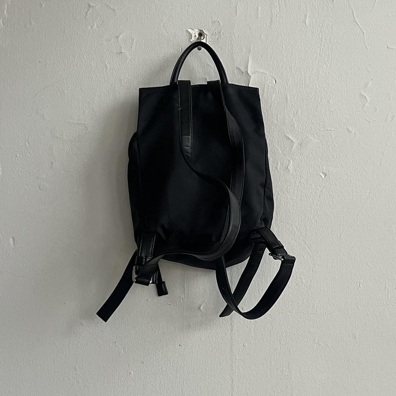 Super cute early 2000s Nylon DKNY mini backpack with... - Depop