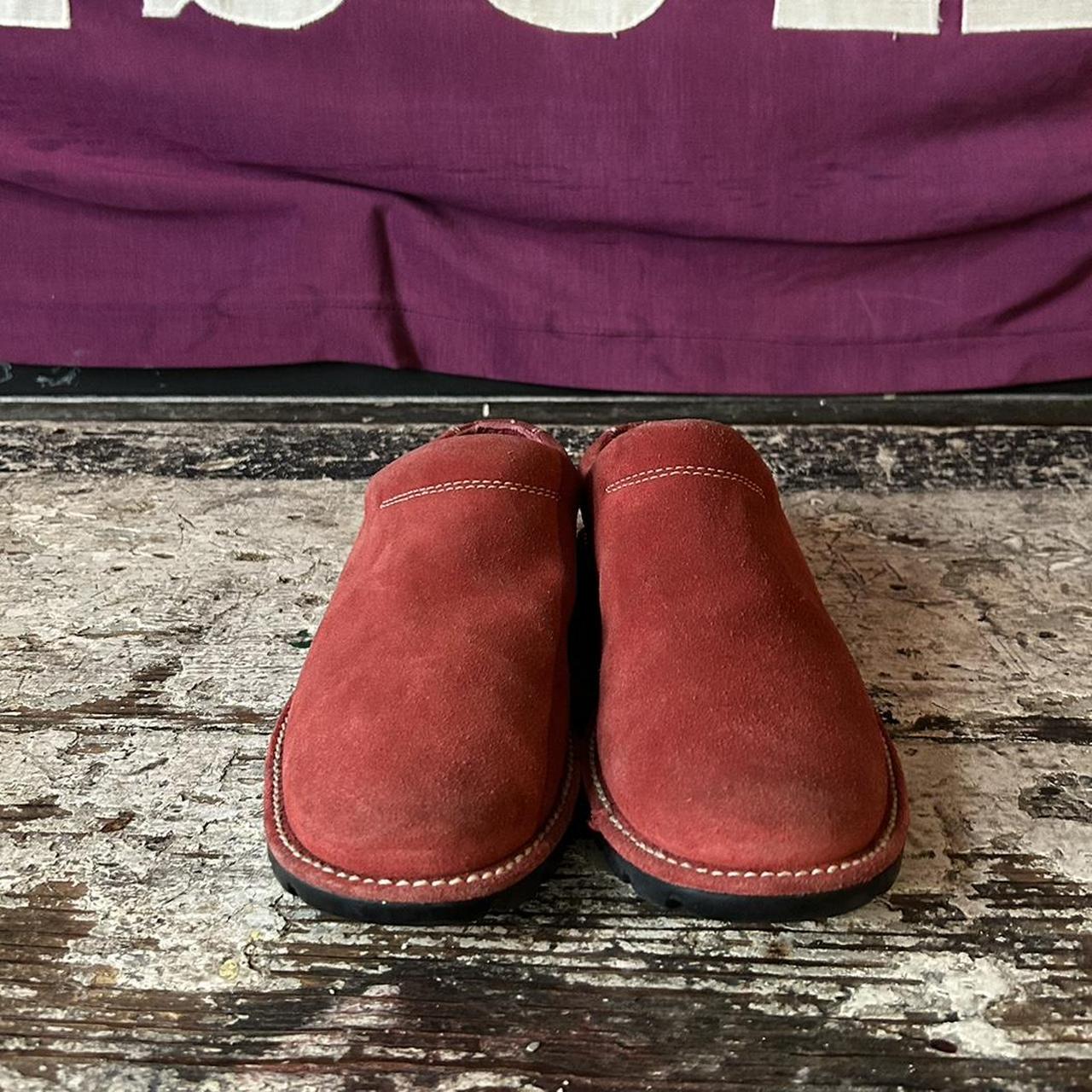 Beautiful vintage Cole Haan clogs in red... - Depop