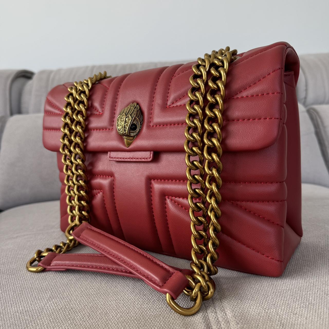 Kurt Geiger Medium Red Leather UJ Bag Brand... | Depop