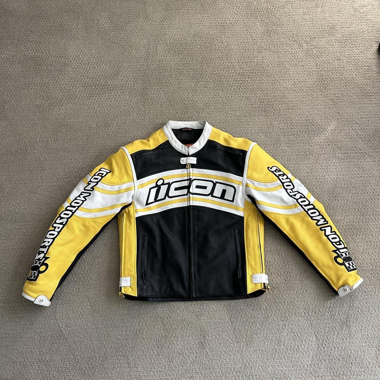 Icon Motorcycle Jacket - Depop