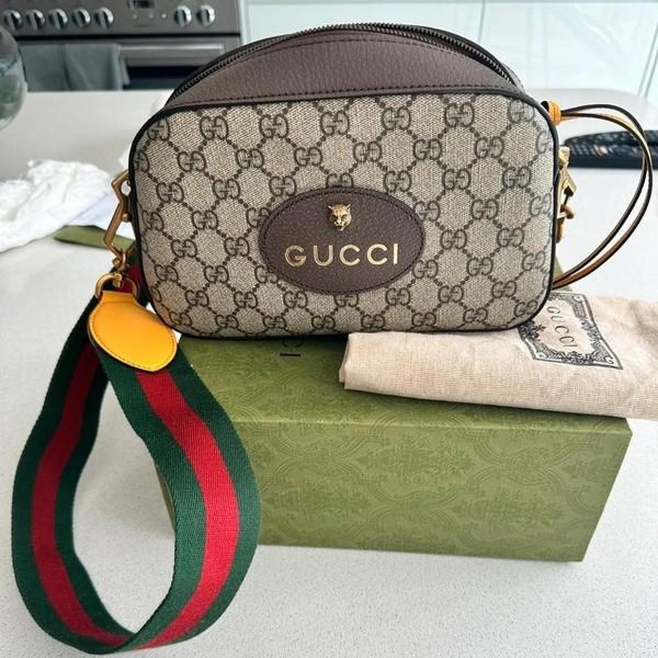 Gucci Neo Vintage GG Supreme Messenger bag Beige GG... - Depop