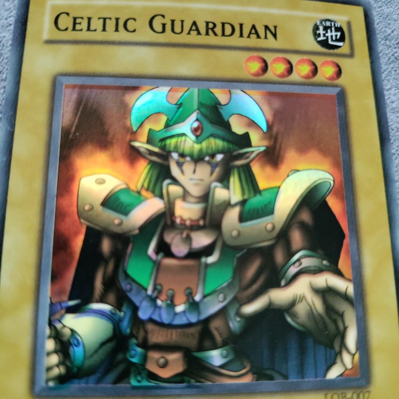 Celtic Guardian foil misprint LOB-007 Limited Play... - Depop