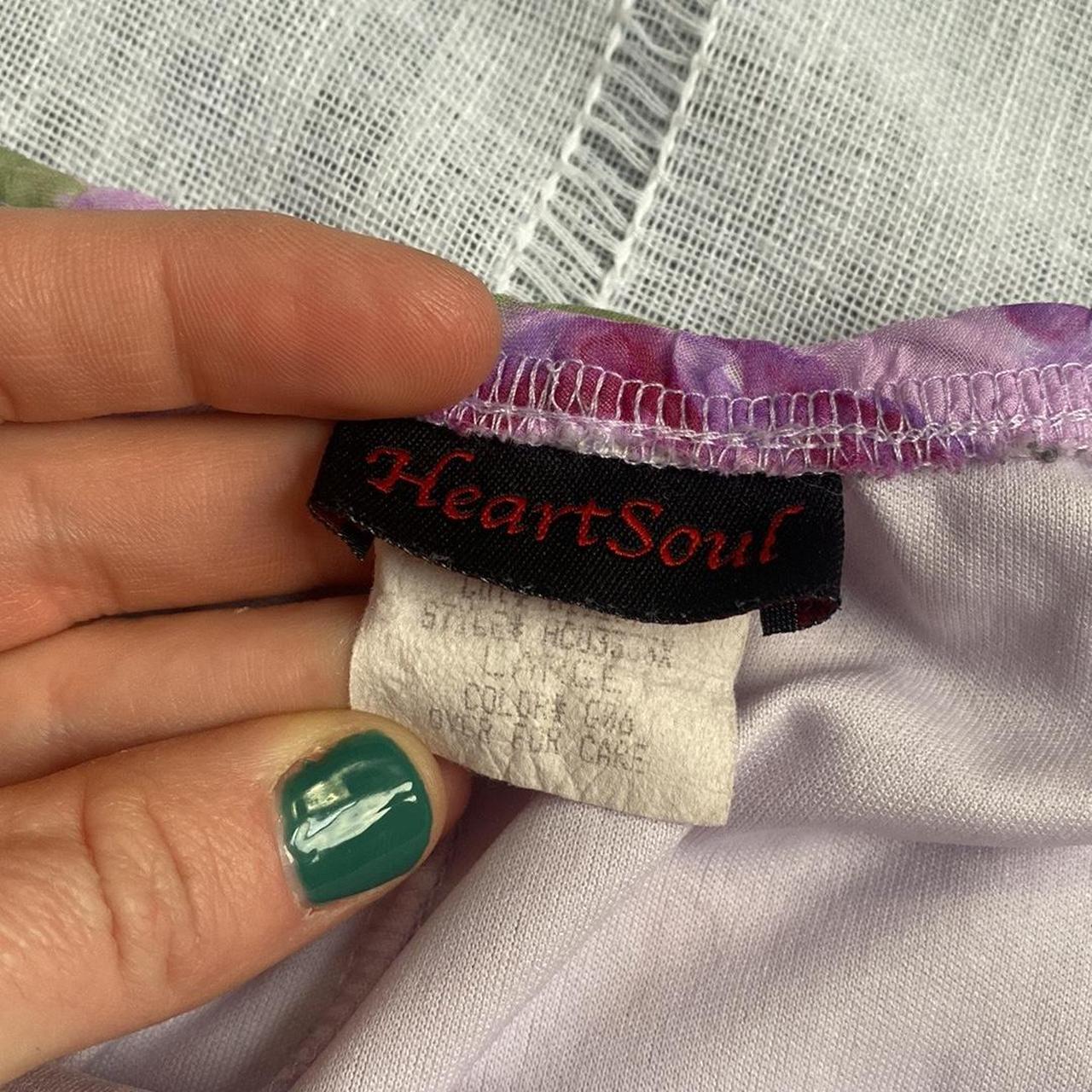Heart Soul vintage Y2k floral midi skirt. Size... - Depop