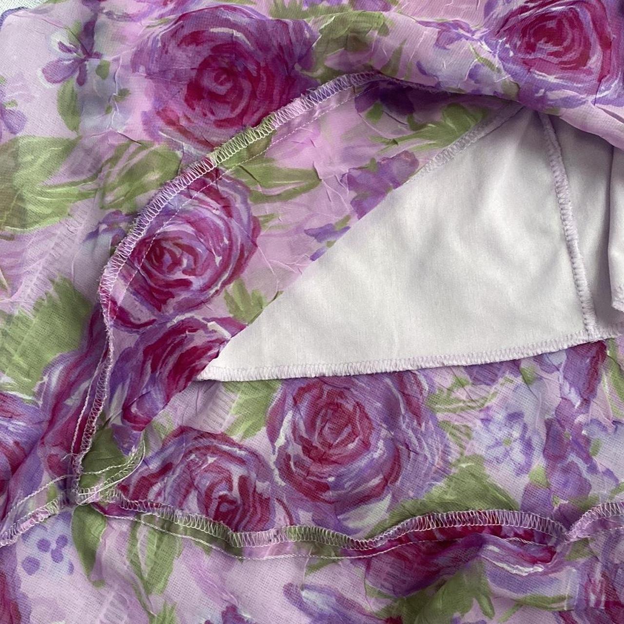 Heart Soul vintage Y2k floral midi skirt. Size... - Depop