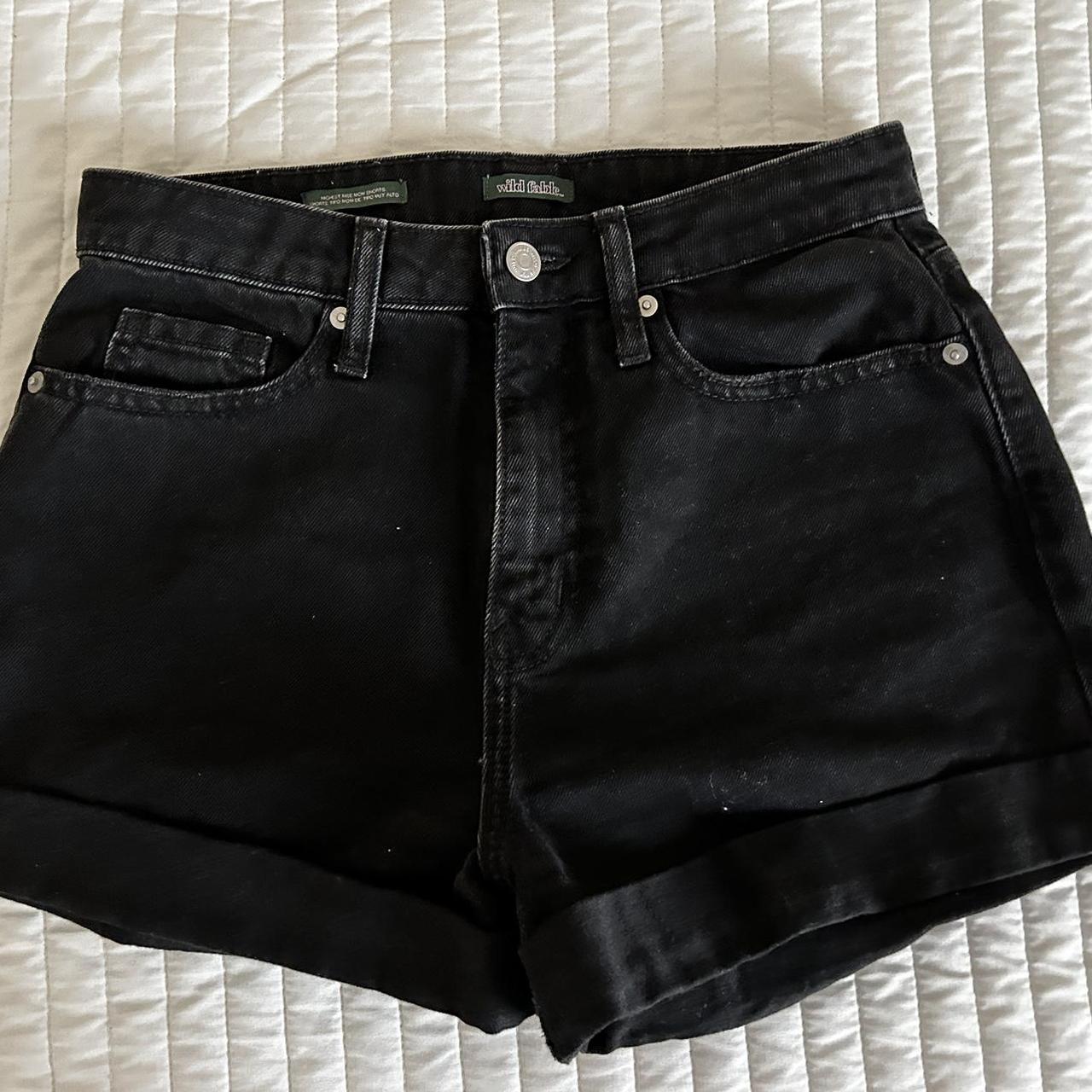 High Rise Black Shorts. These are very cute for the... - Depop