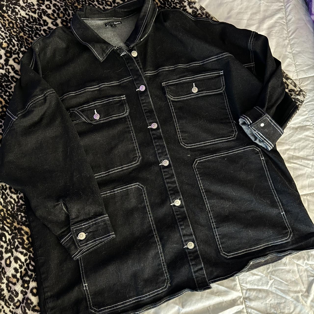 Fashion Nova Black Denim Set size xl for both (the... | Depop
