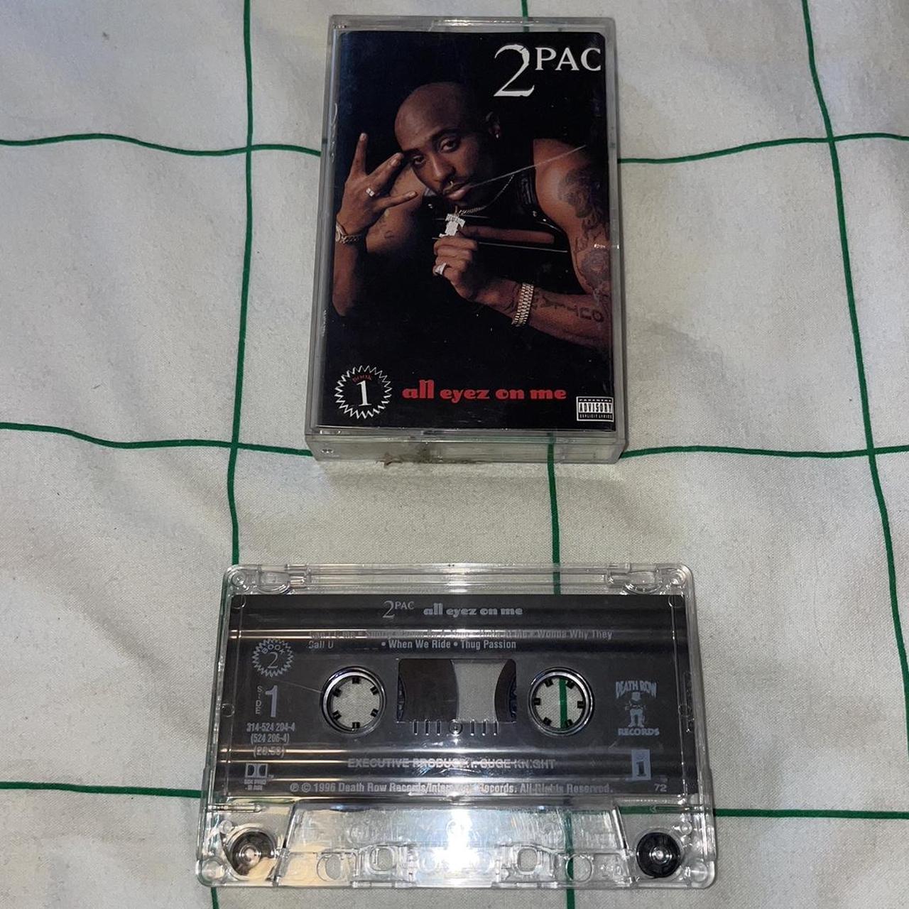 2Pac ‘All Eyez On Me’ ~ Cassette Tape Plays/Sounds... - Depop