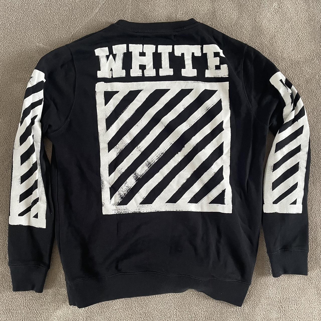 Off white jumper original jumper. Size medium.... - Depop