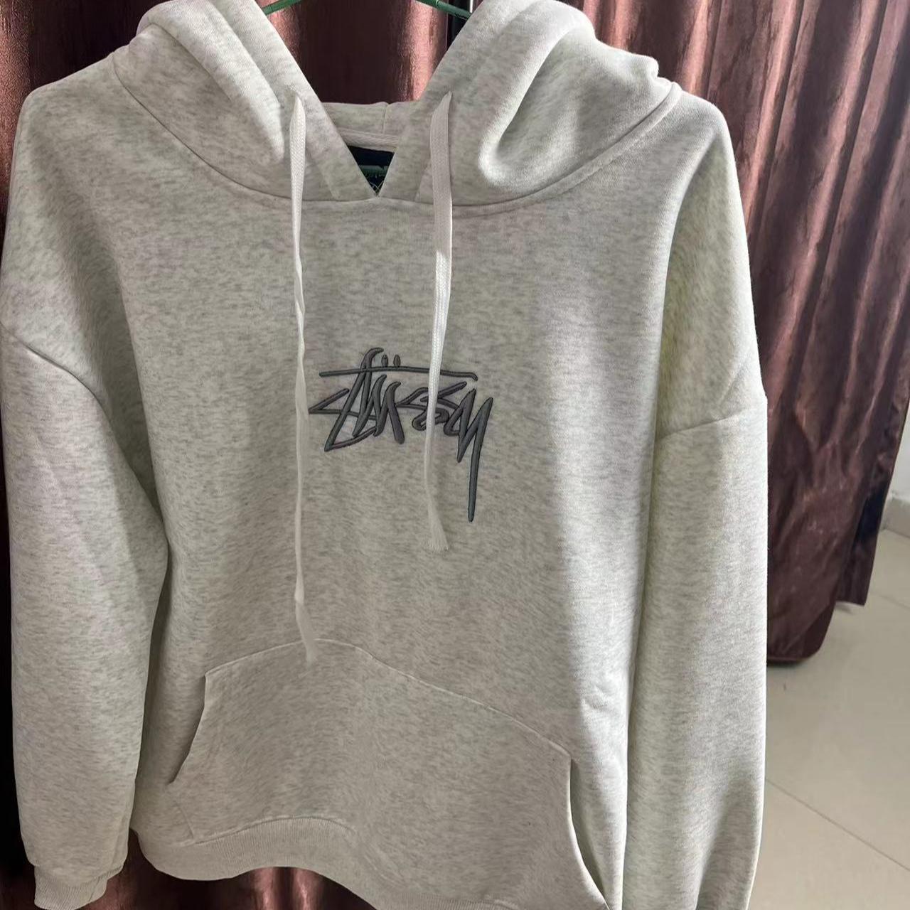 stussy's new American hooded fleece hoodie Size: M... - Depop