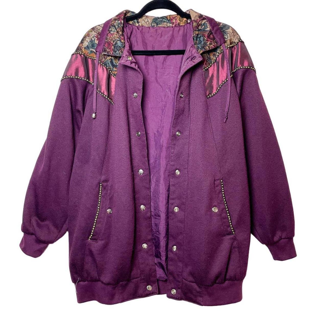 Vintage Reversible Boho Patchwork Jacket Coat Retro... - Depop