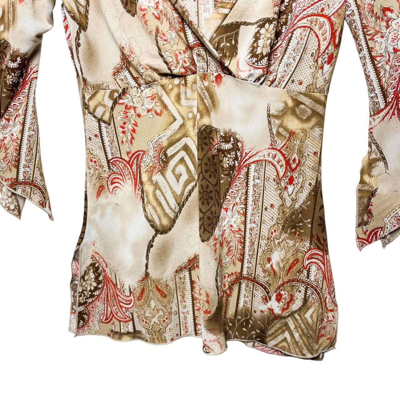 Vintage Fairy Grunge Fairycore Earthy Blouse Top... - Depop