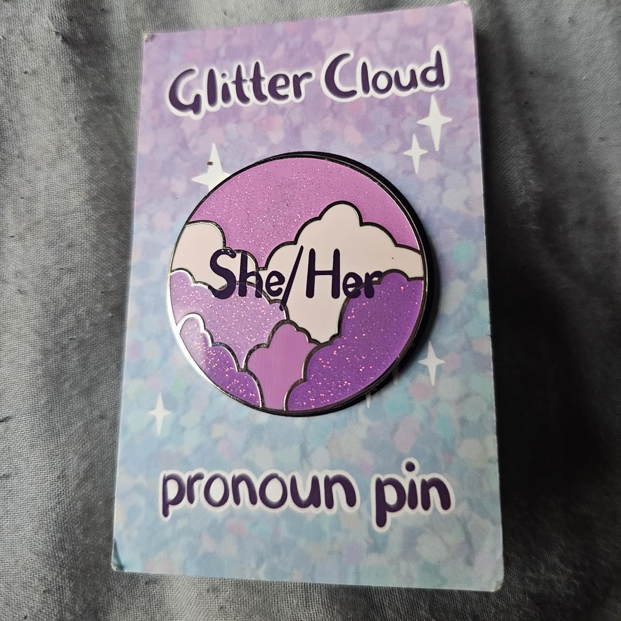 She/Her pronouns Enamel pin #pronouns #sheher... | Depop