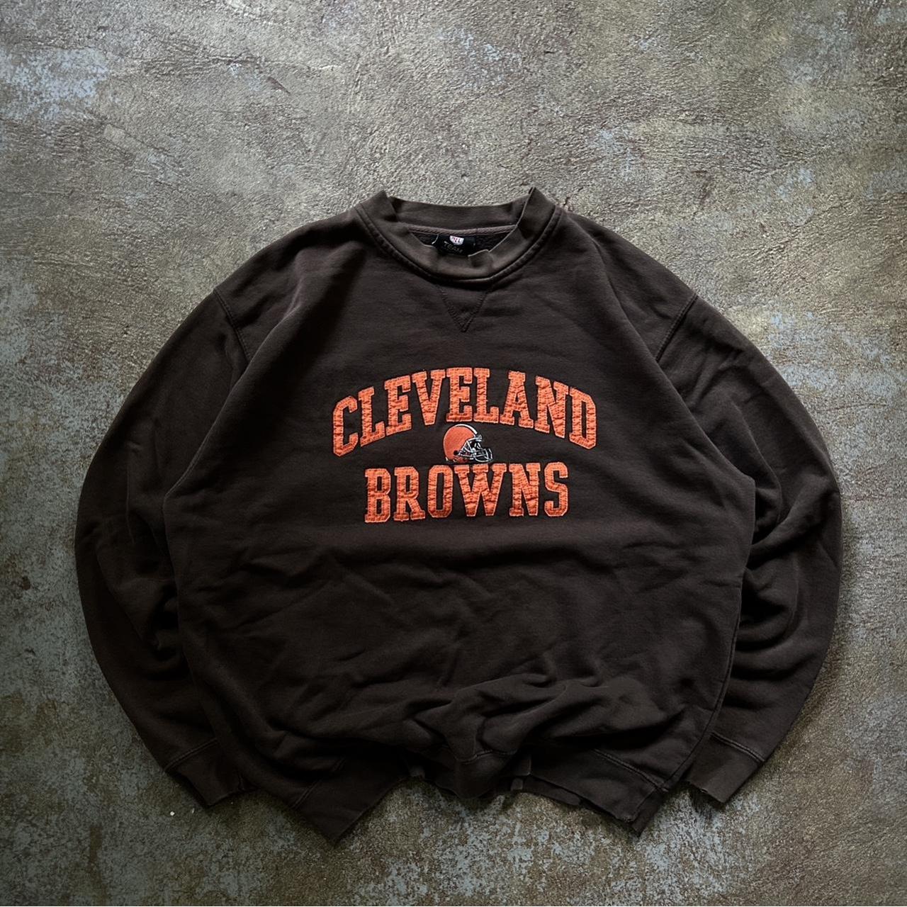 Vintage Cleveland Browns Sweatshirt SZ XL. No... - Depop