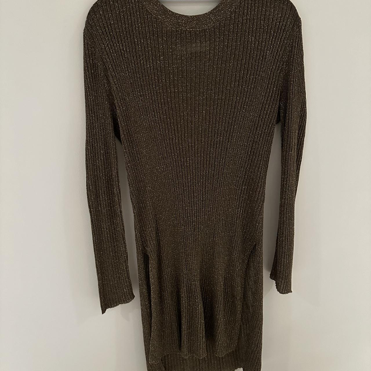 Zara metallic top - can be worn as both top and... - Depop