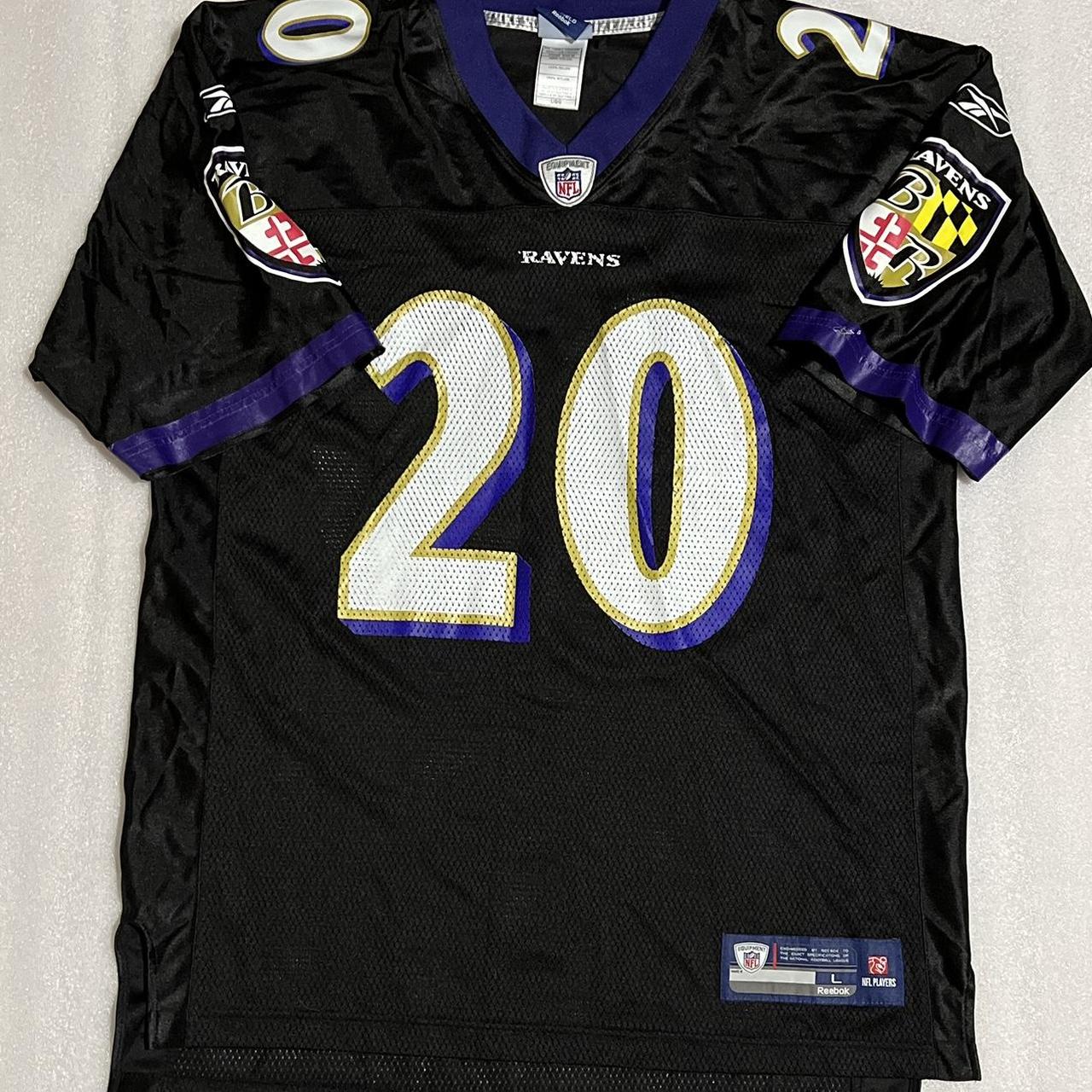 Baltimore Ravens Ed Reed Vintage Reebok Jersey Size L - Depop