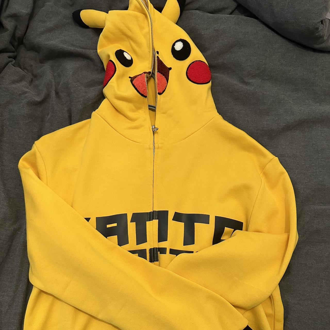 Kanto starter thundershock hoodie Kanto starter... - Depop