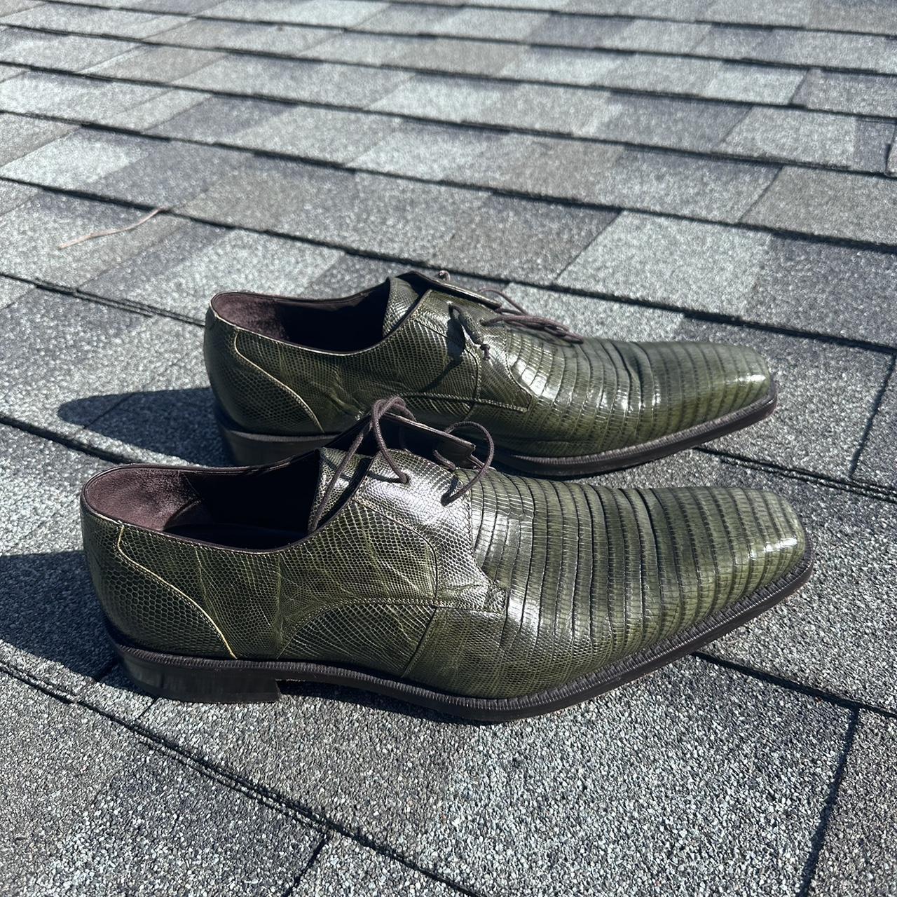 Men’s Mezlan Genuine Lizard Oxford Dress Shoes - Depop