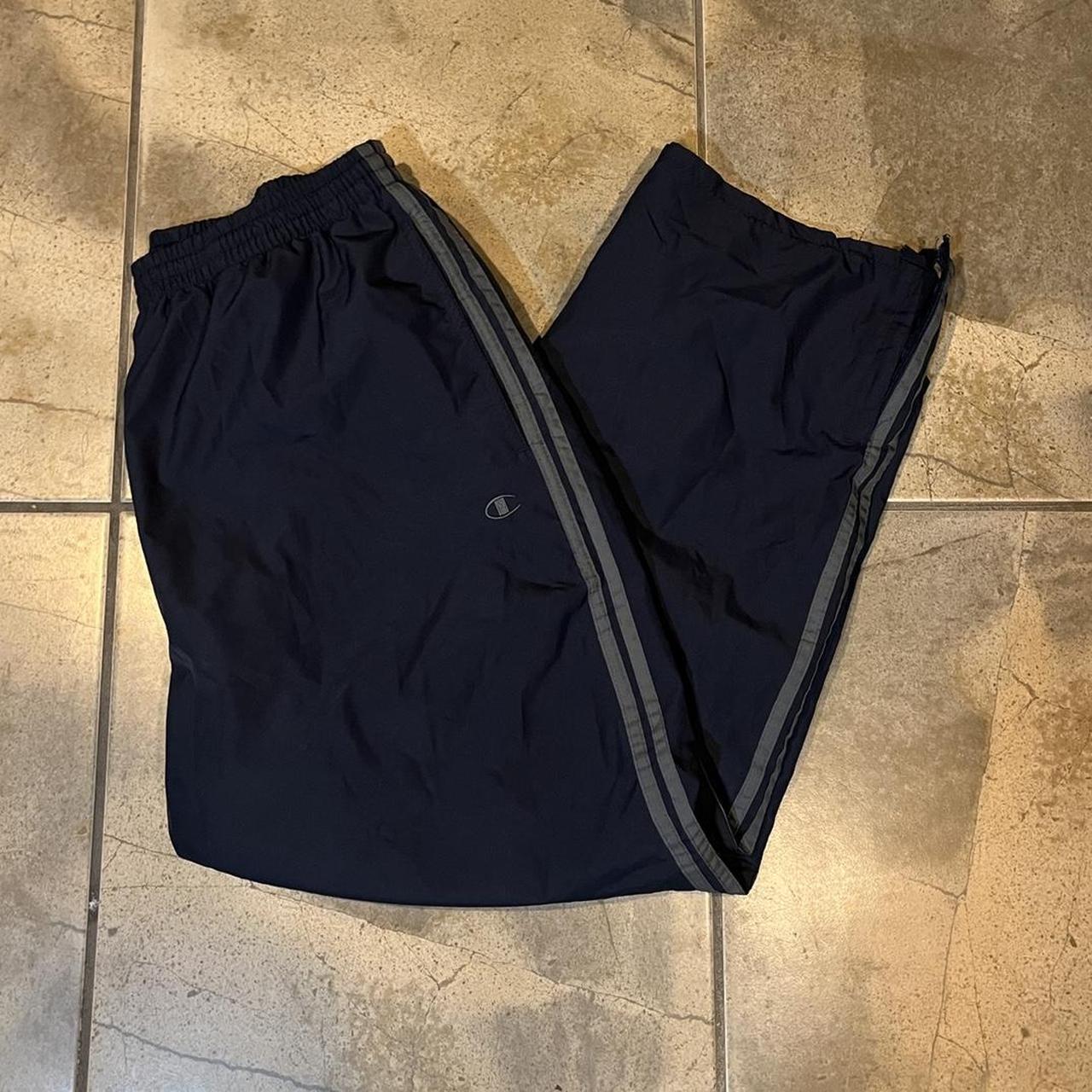Vintage champion track pants -size large -9/10 Dm... - Depop