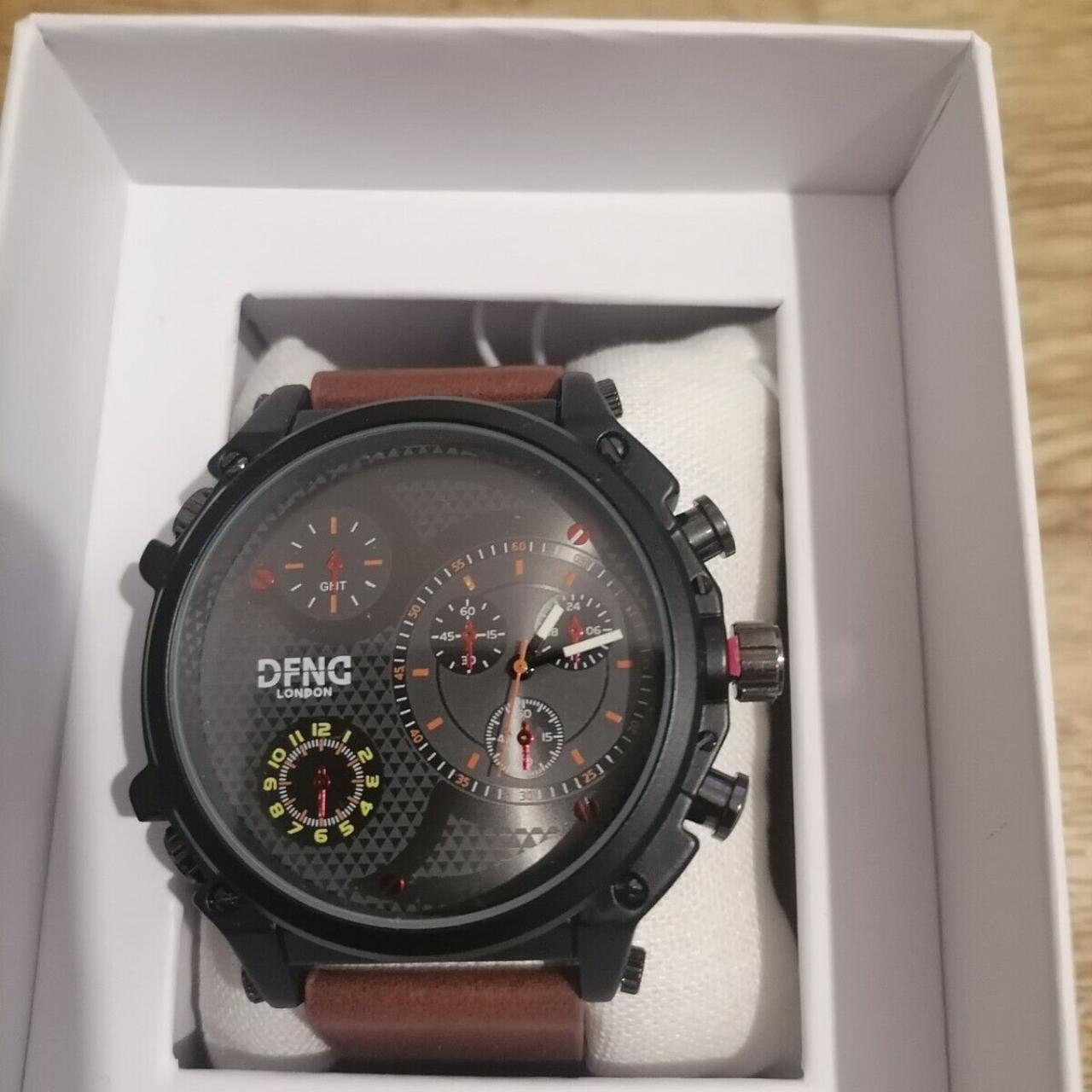 DFND London Mens Quartz Metal Analog Watch with... - Depop
