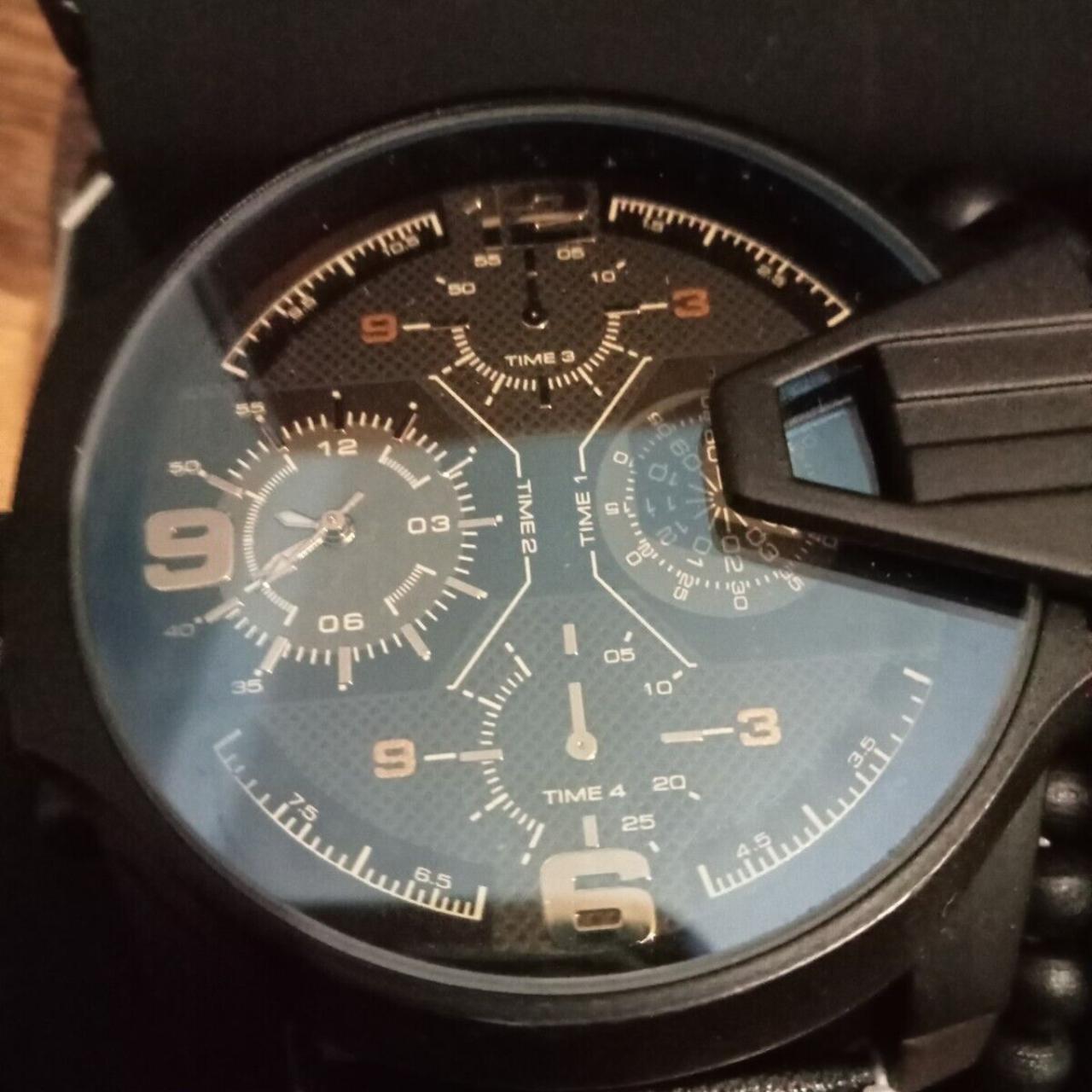 Rocawear Mens Oversized Wristwatch Black Chronograph... - Depop