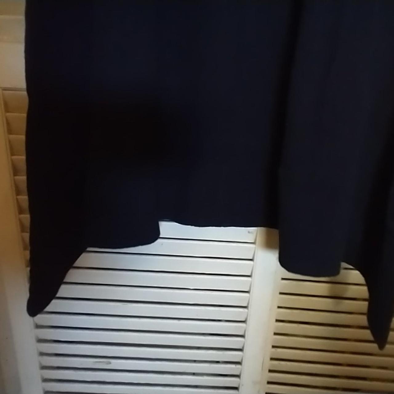 Toofan black cotton dress short sleeve round neck... - Depop