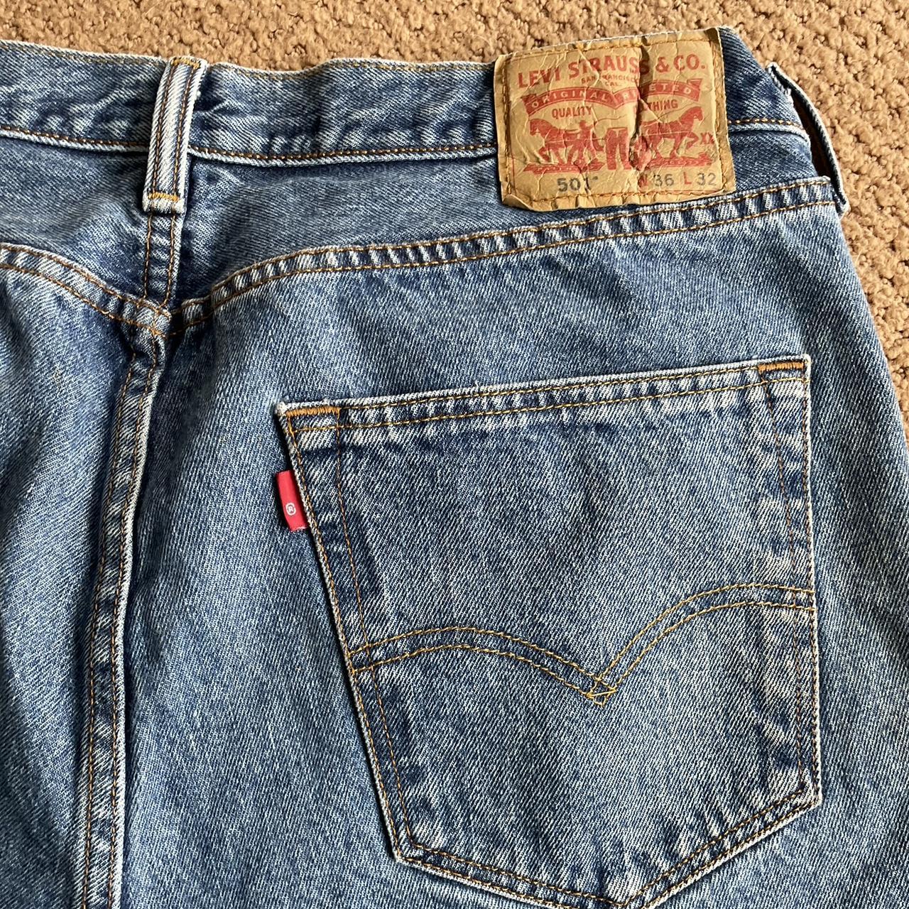 Levi Blue Jeans Baggy Fit Size Depop