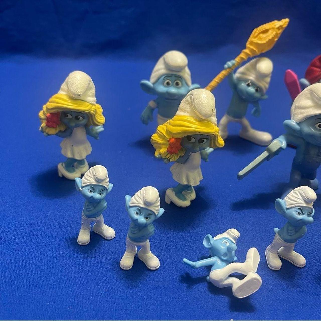 peyo Smurfs figures lot of 20 pcs mixed sizes and... - Depop